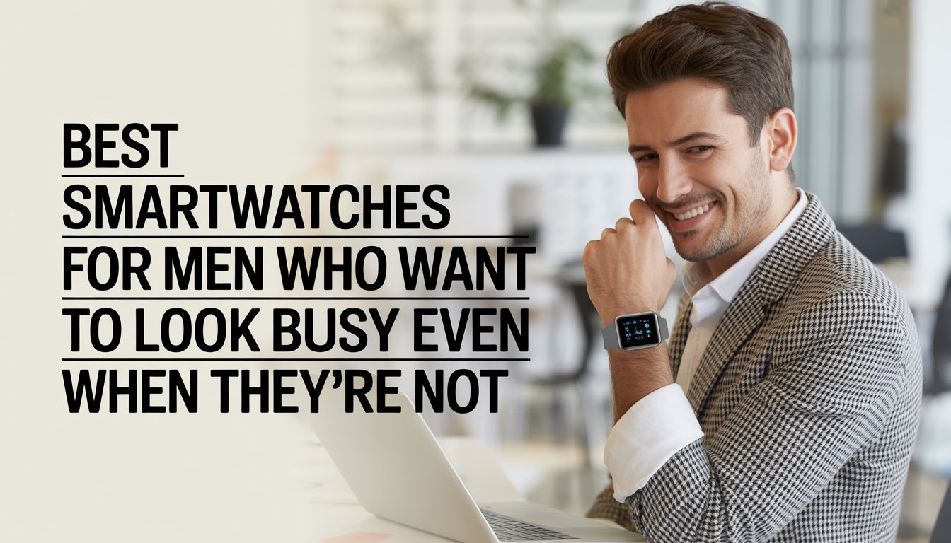 Best Smartwatches for Men Who Want to Look Busy Even When They're Not